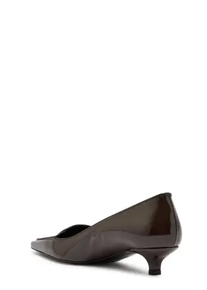 TOTEME 25 Patent Leather Pumps - Brown