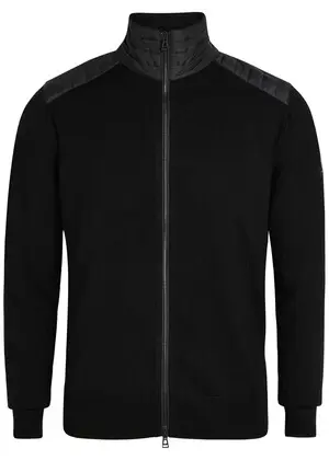 Belstaff Kelby Zip-up Wool-blend Cardigan - Black