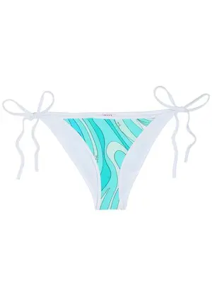 Emilio Pucci Printed Bikini Briefs - Turquoise