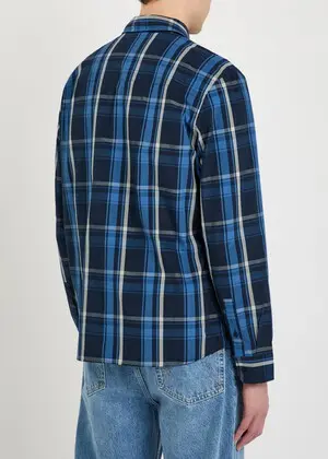 Belstaff Fleet Checked Cotton-poplin Shirt