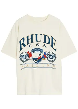Rhude Logo T-shirts For Men
