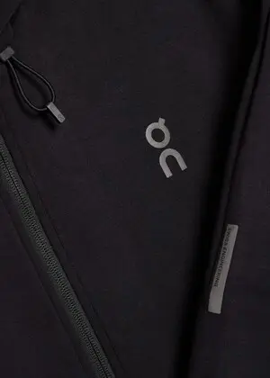 On Focus Tech Hooded Cotton-blend Sweatshirt