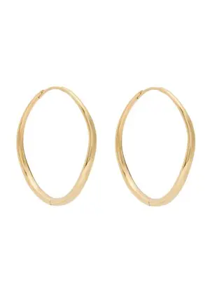 NINA GORDON Momento Large 14kt Vermeil Hoop Earrings - Gold