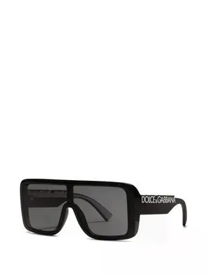 Dolce & Gabbana Logo Rectangle-frame Sunglasses