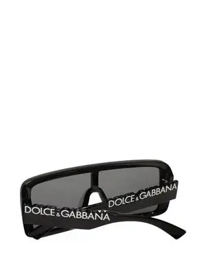 Dolce & Gabbana Logo Rectangle-frame Sunglasses