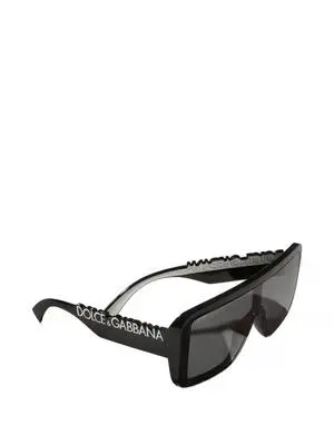 Dolce & Gabbana Logo Rectangle-frame Sunglasses