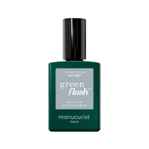 MANUCURIST Green Flash Led Gel Polish - Mist Grey (a Blue With Grey Undertones)