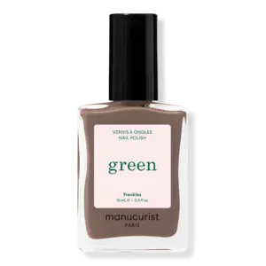 MANUCURIST Green Nail Polish, Quick Dry, Non-toxic Nail Polish With Gel-like Finish Freckles
