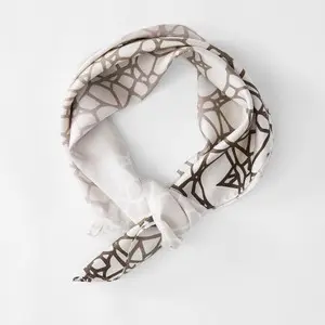 CHUKS COLLINS X LUSH DECOR Ethereal Tangle Silk Scarf