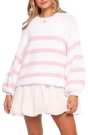 PETAL & PUP Darcey Oversize Stripe Sweater