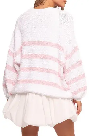 PETAL & PUP Darcey Oversize Stripe Sweater