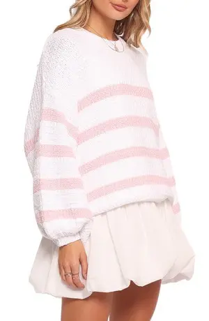 PETAL & PUP Darcey Oversize Stripe Sweater