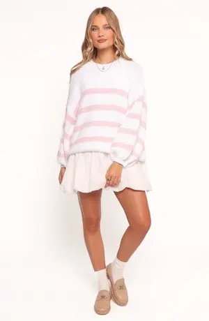 PETAL & PUP Darcey Oversize Stripe Sweater