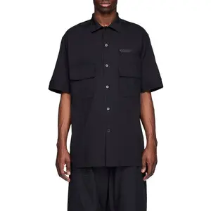 Y3 Regular Fit Cotton Blend Utility Shirt