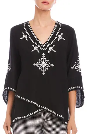 Karen Kane Embroidered Kaftans Tunics
