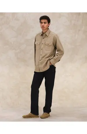 FORTELA Cpo Cotton Overshirt - Camel
