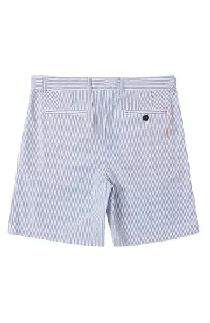 FORTELA Striped Seersucker Bermuda Shorts