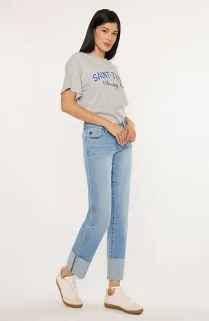 KANCAN Tiffany Essentials Low Rise Straight Jeans