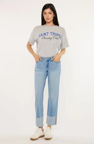 KANCAN Tiffany Essentials Low Rise Straight Jeans