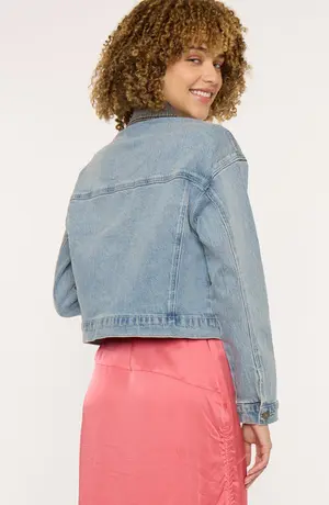 KANCAN Lucca Denim Crop Jacket