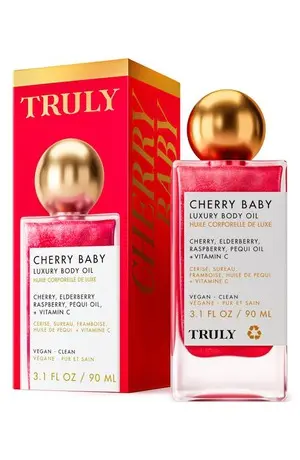TRULY BEAUTY Cherry Baby Body Oil - No Color
