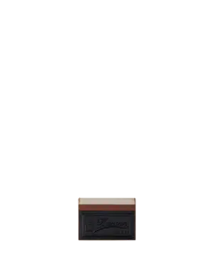 LANVIN Tricolor Leather Card Holder