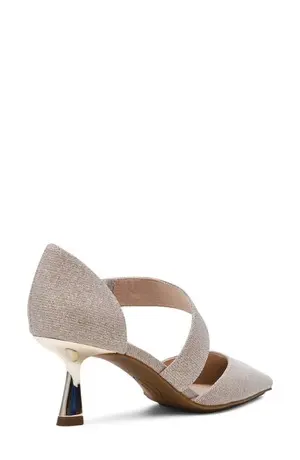 Anne Klein Cerys Pump - Light Gold Fabric