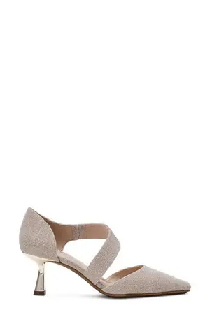 Anne Klein Cerys Pump - Light Gold Fabric
