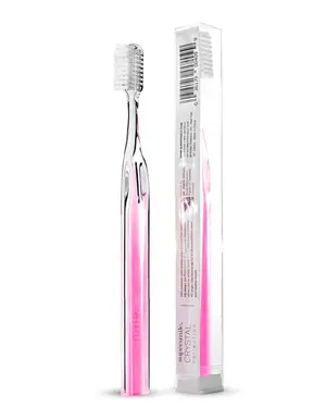 SUPERSMILE Crystal Collection 45° Toothbrush - Pink Diamond