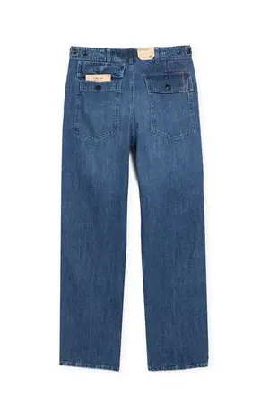 FORTELA Relaxed Fit Denim Trousers - Blue