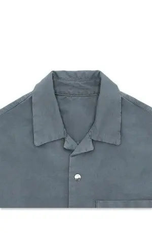 FORTELA Bowling Short Sleeve Shirt - Sky