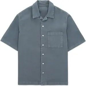 FORTELA Bowling Short Sleeve Shirt - Sky