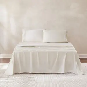 CHUKS COLLINS X LUSH DECOR Pleat Cotton Sheet Set - French Oak