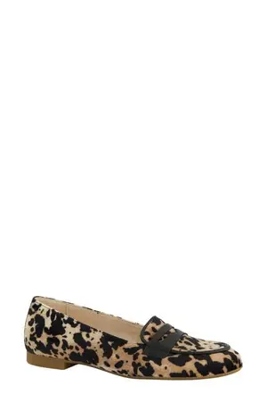 Paul Green Dottie Penny Loafer - Sand Black Leo Combo