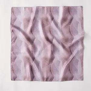 CHUKS COLLINS X LUSH DECOR Mycelium Dream Silk Scarf - Dusty Pink