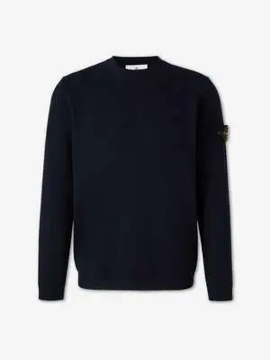 Men's Stone Island Blue Sweaters