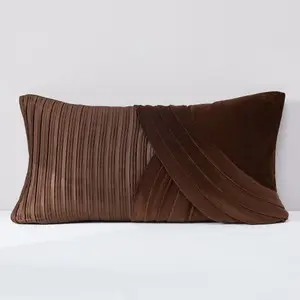 CHUKS COLLINS X LUSH DECOR Shitake Pillow Cover - Brown