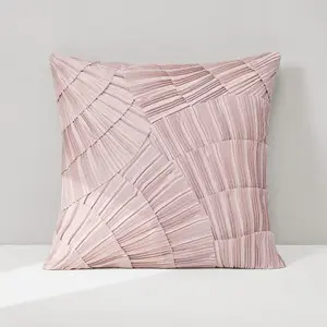 CHUKS COLLINS X LUSH DECOR Eira Pillow Cover - Dusty Pink