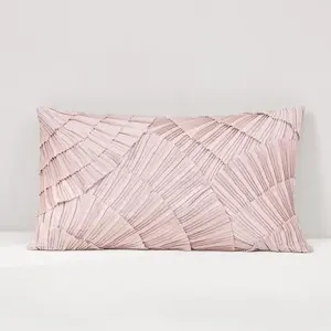 LUSH DECOR Eira Pillow Cover - Dusty Pink