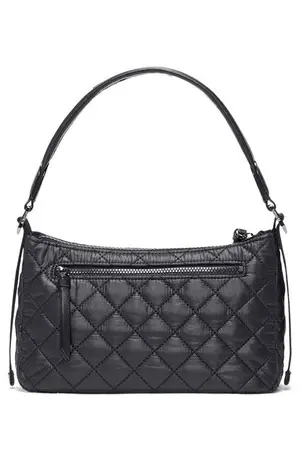 Mz Wallace Small Park Quilted Nylon Shoulder Bag - Black