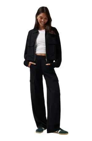 Travis Mathew Friday Ponte Utility Wide Leg Pants