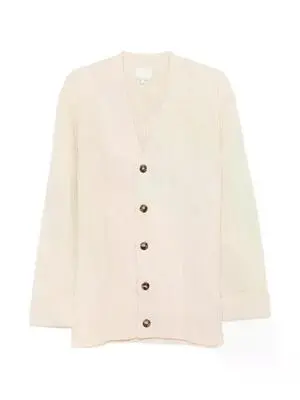 A.p.c. Buttoned V-neck Cardigan - Neutrals