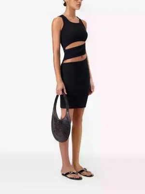 Coperni Cut-out Mini Dress - Black