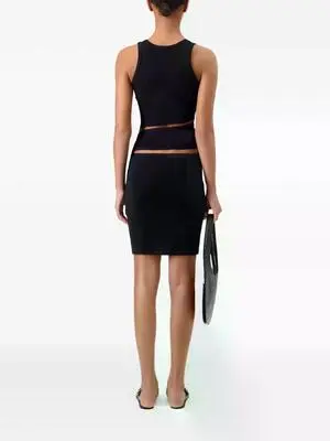Coperni Cut-out Mini Dress - Black