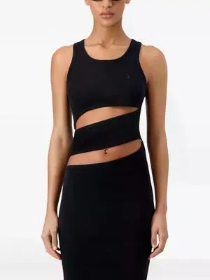 Coperni Cut-out Mini Dress - Black
