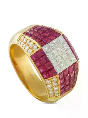 LE VIAN Diamond And Ruby Ring - Gold