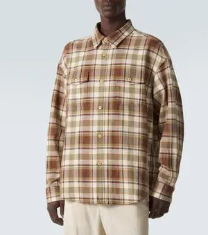 Visvim Lumber Plaid Wool And Linen Shirt