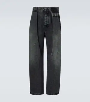 Loewe Pleated Barrel-leg Jeans