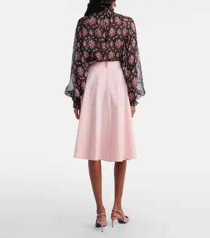 Dolce & Gabbana Wool-blend Midi Skirt
