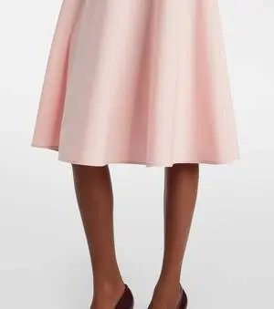 Dolce & Gabbana Wool-blend Midi Skirt